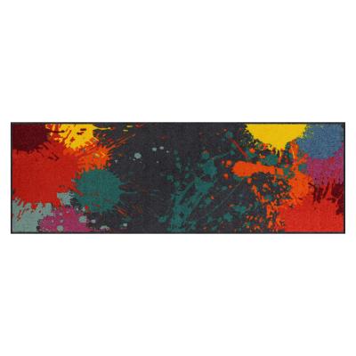 Tapis Antidérapant Entrée Design Funky Splash Multicolore de Salonloewe
